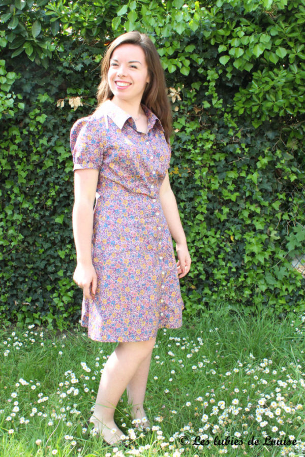 Ma robe bleuet vintage - Les Lubies de Louise