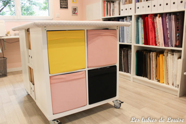 Le rangement et l'organisation de mon atelier couture